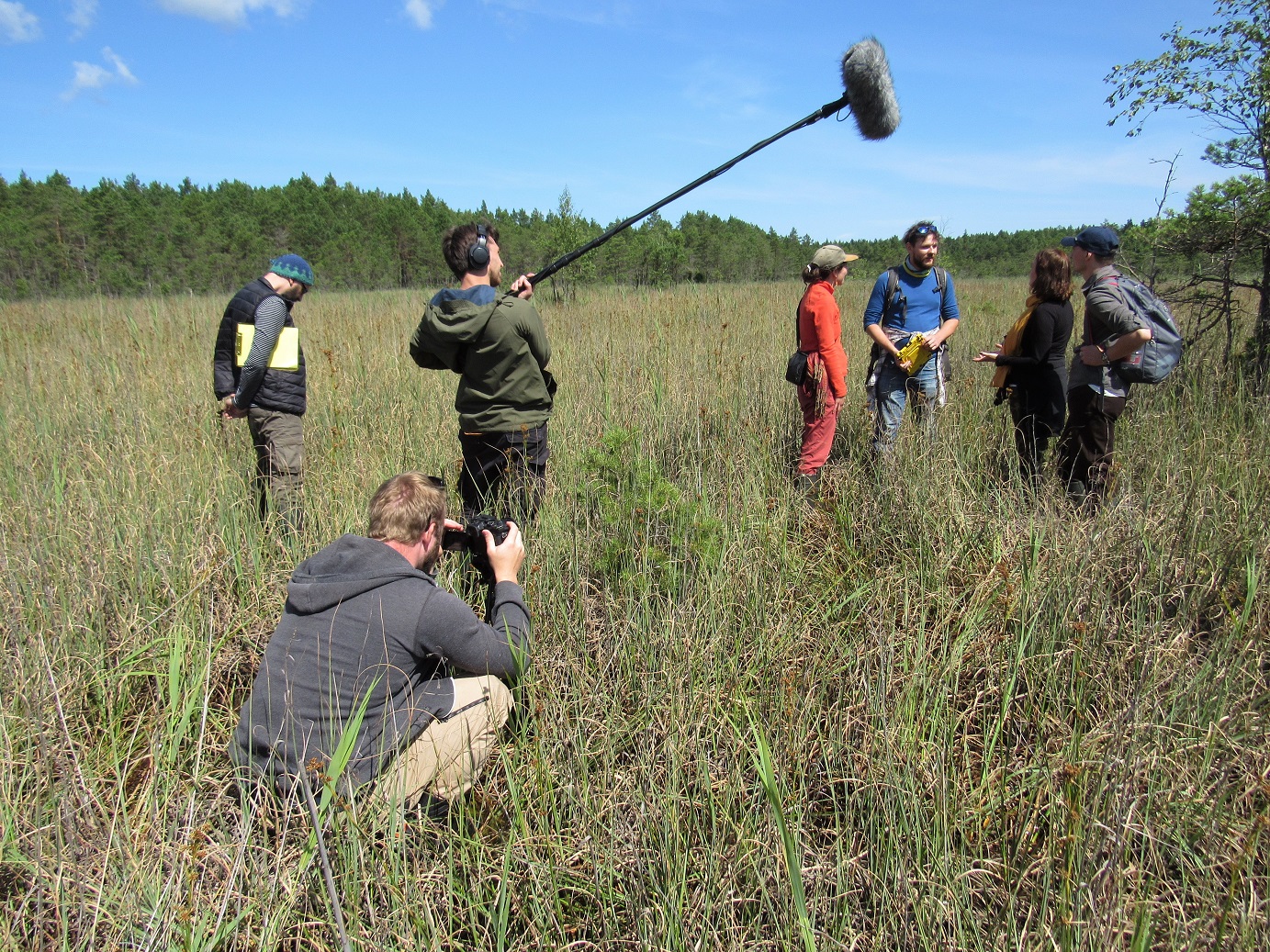 Filmivõtted soode taastamisaladel - LIFE Peat Restore